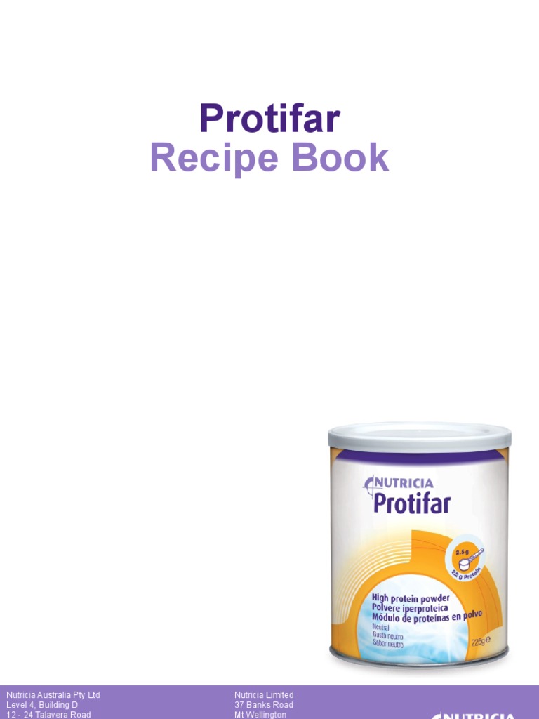 Protifar Recipe Booklet | PDF | Curry | Chocolate