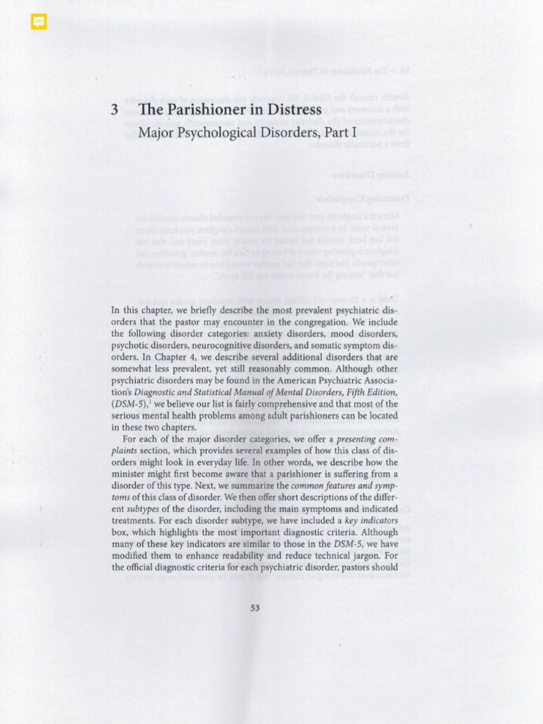 3.4r (Johnson & Johnson, 2014) Ch. 3-Major Psychological Disorders ...