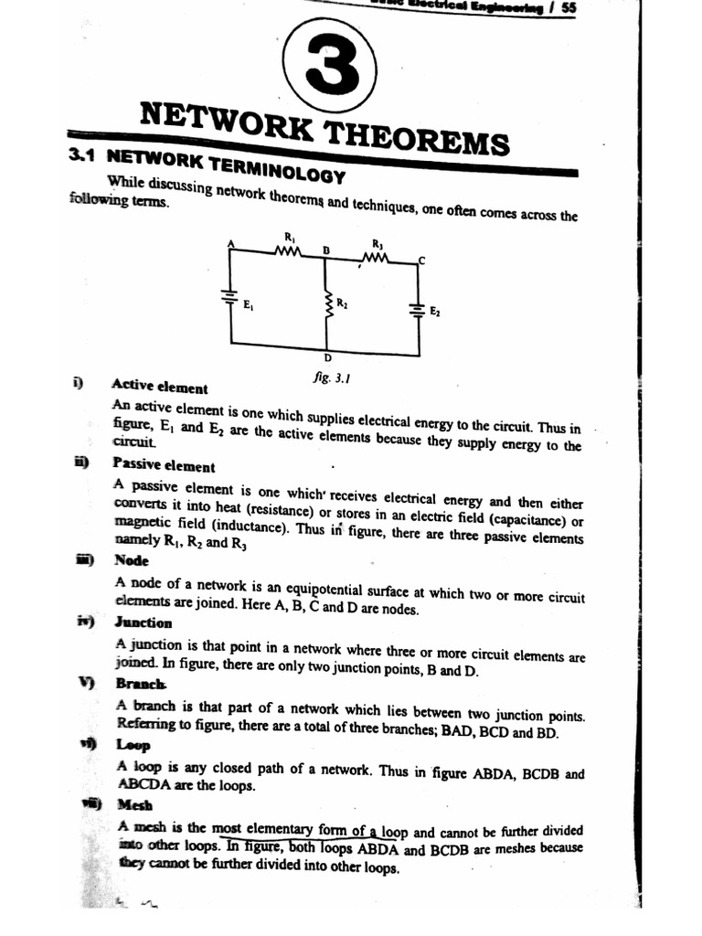 Network Theorems | PDF
