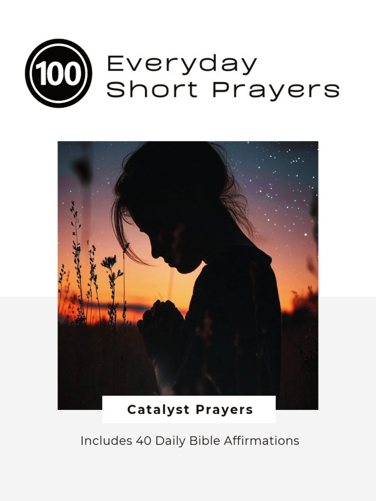 100 Short Daily Prayers for Guidance | PDF | Prayer | Jesus