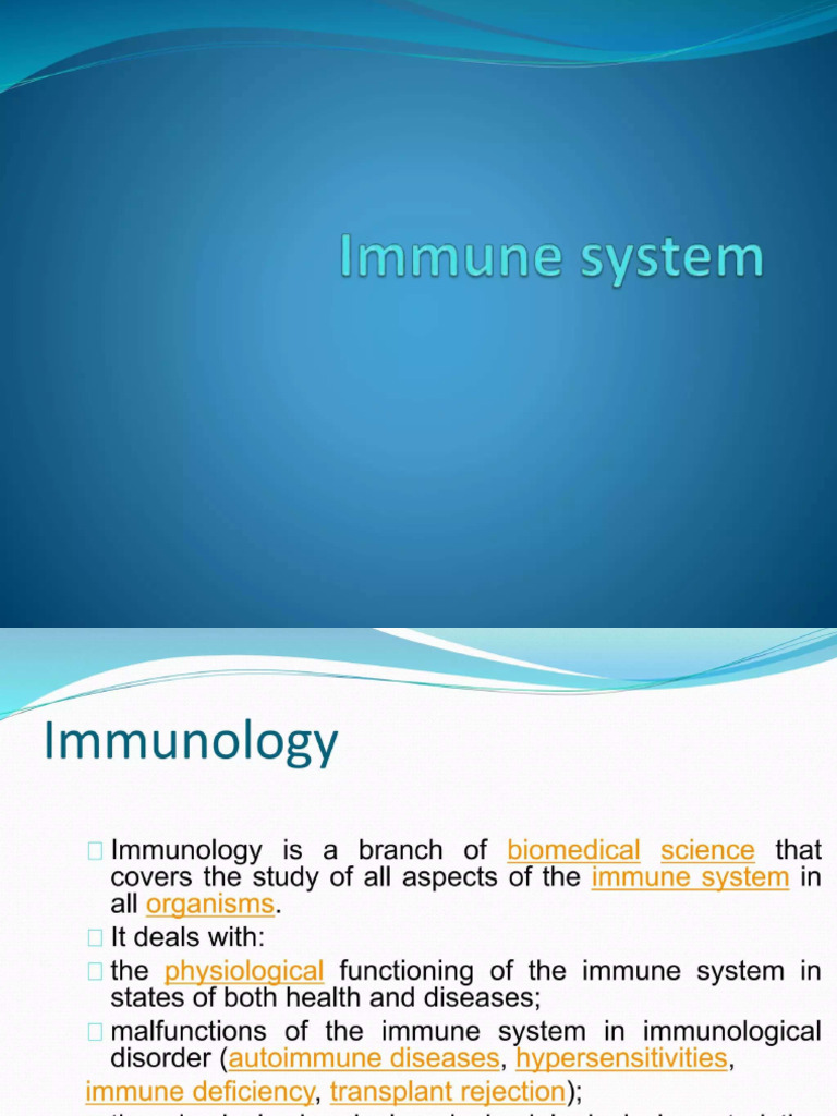 IMMUNE Physiology | PDF