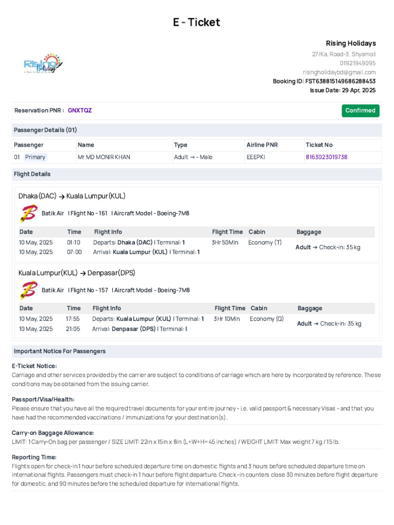 Dac DPS 9-10may Od Monir Khan | PDF | Transport | Aviation