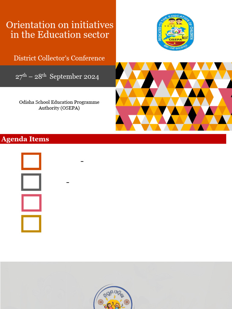 Panel Discussion On Educational Initiatives by OSEPA - v2.0 | PDF ...