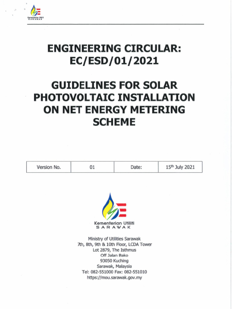 Net Energy Metering Guideline | PDF