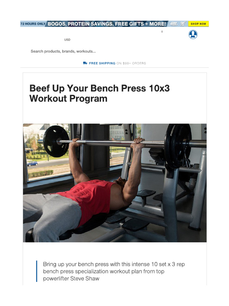 10X3 Workout | PDF