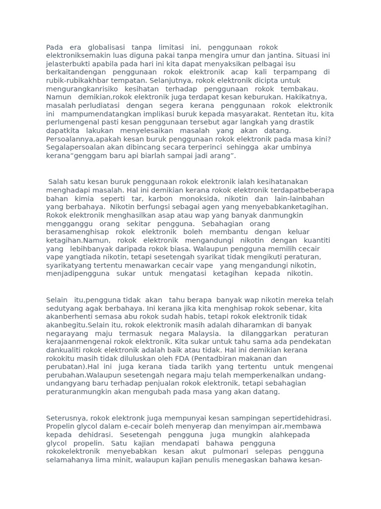 Karangan 1 | PDF