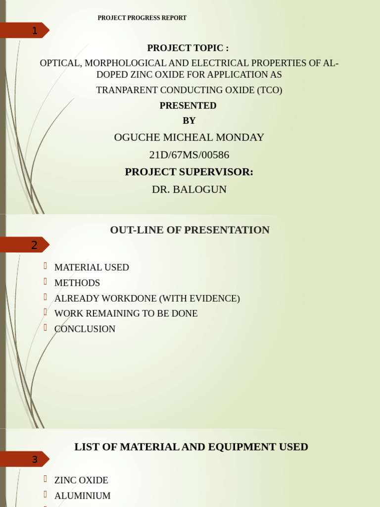 Oguche Project Progress | PDF