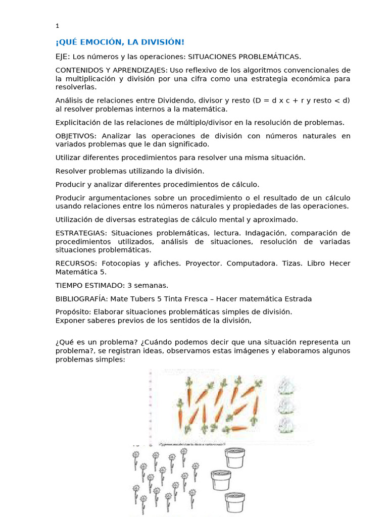 Cálculo de divisiones con resto 3 | PDF | División (Matemáticas ...