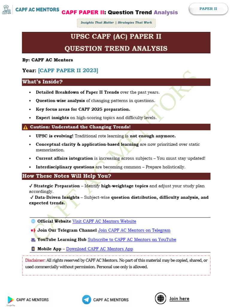 Capf Paper Ii 2023 Trend Analysis | PDF | Cyberwarfare | Security