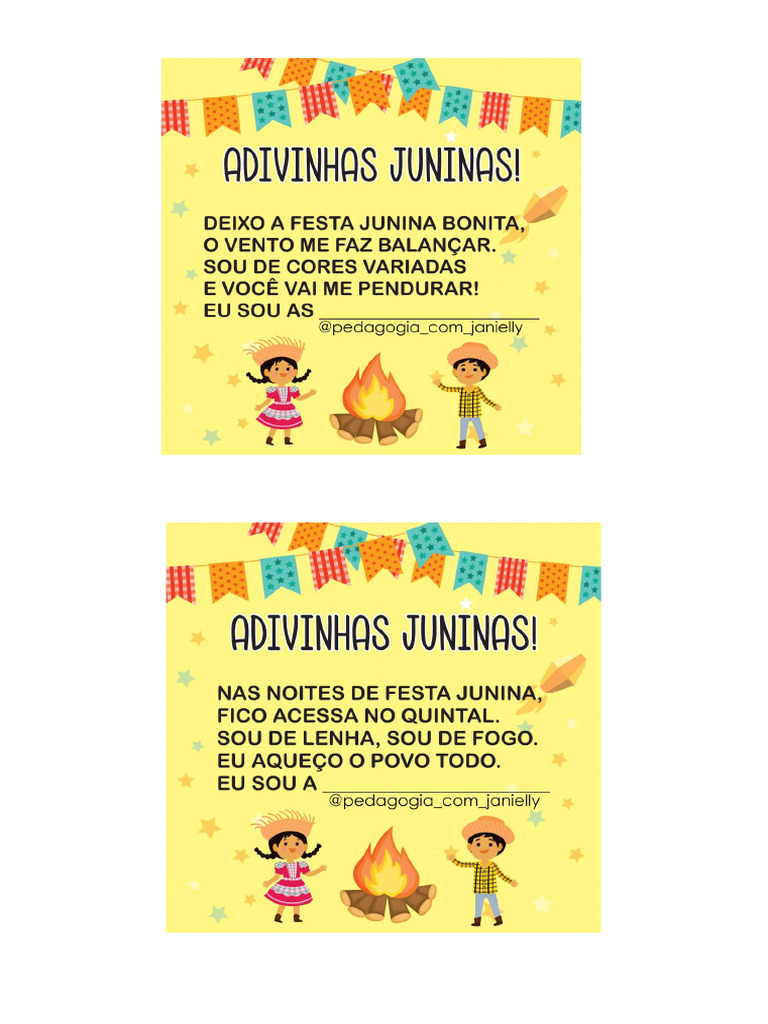 Adivinhas Juninas | PDF