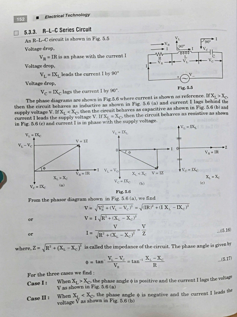 Series RLC Circuit,Series and Parallel Resonance Circuit | PDF