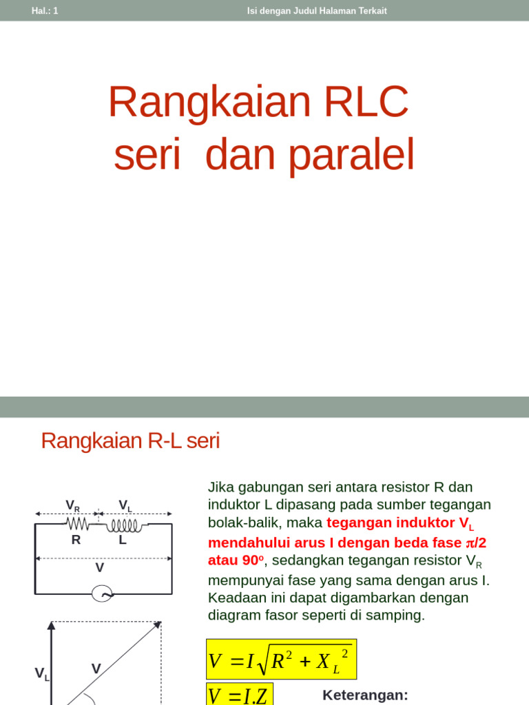 8. Rlc Dan Rlc Seri [m13] | PDF