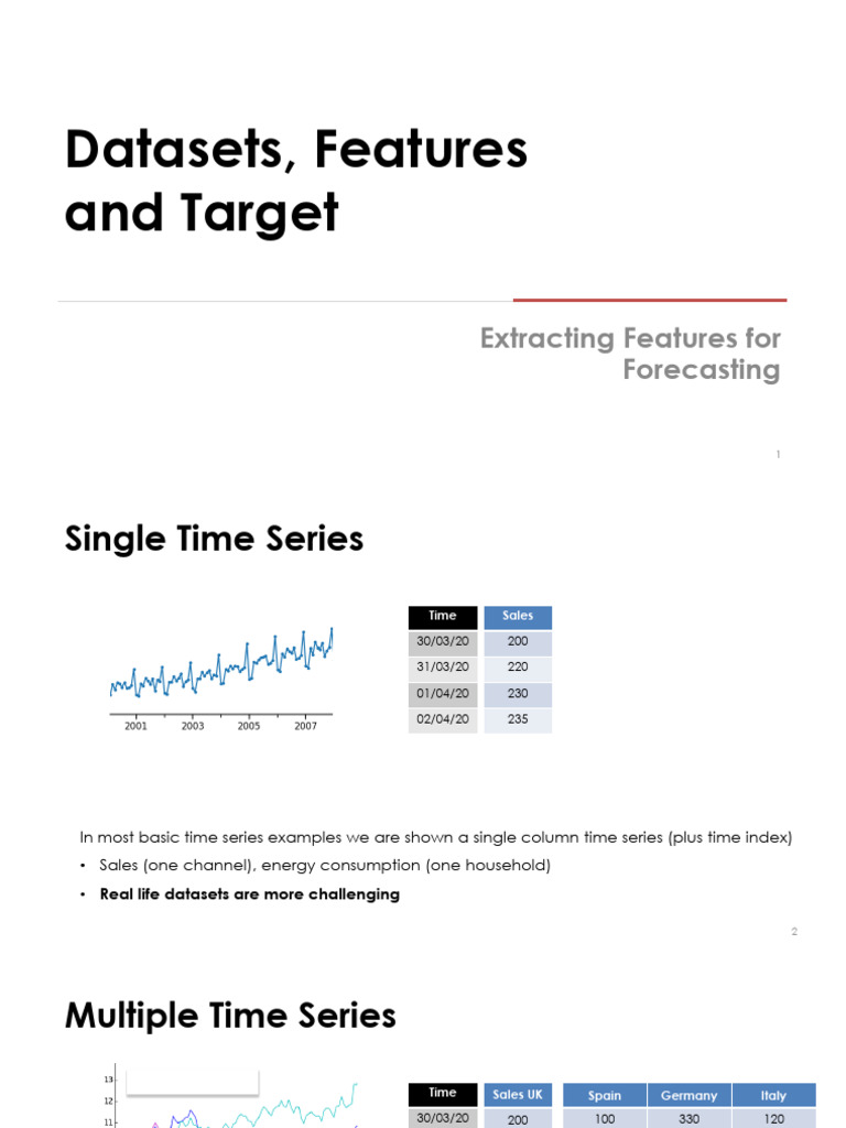 03 Datasets Features Target | PDF | Dependent And Independent Variables ...