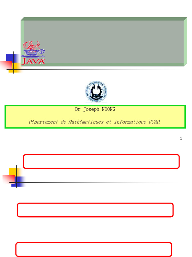 Informatique 2 | PDF | Java (Langage de programmation) | Langage de programmation