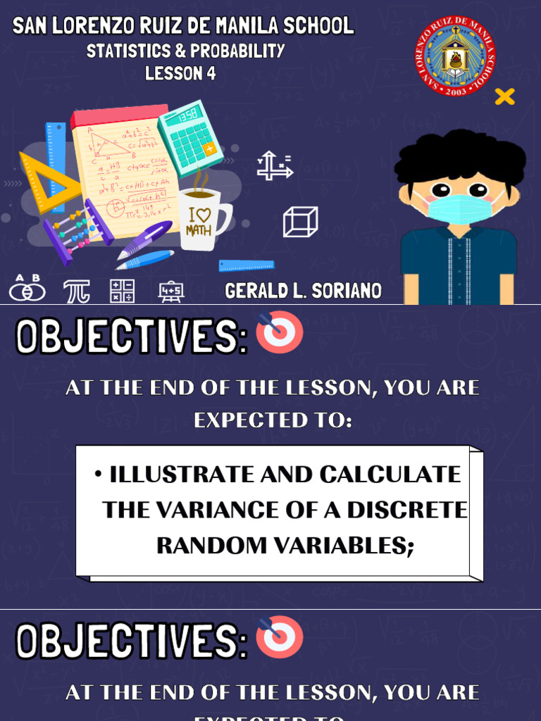 LESSON-4 VarianceStandardDeviation | PDF | Variance | Standard Deviation