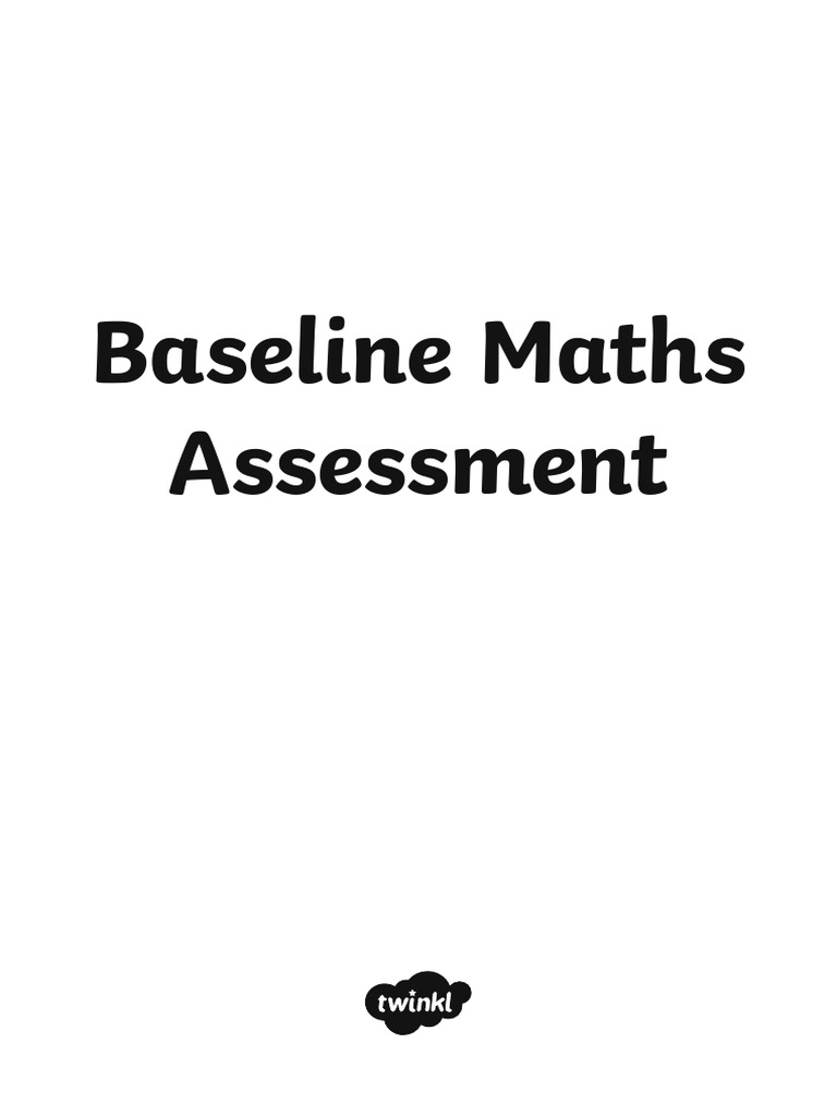 Grade 4 Baseline Maths Assessment | PDF | Subtraction | Numbers
