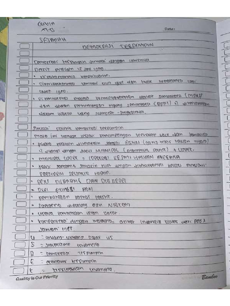 Tugas CTT Dan Latihan Sejarah Olivia 11B | PDF