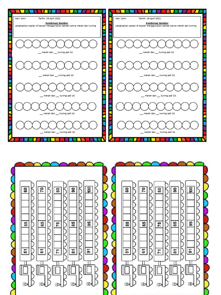 Workseet MT Tahun 1 | PDF