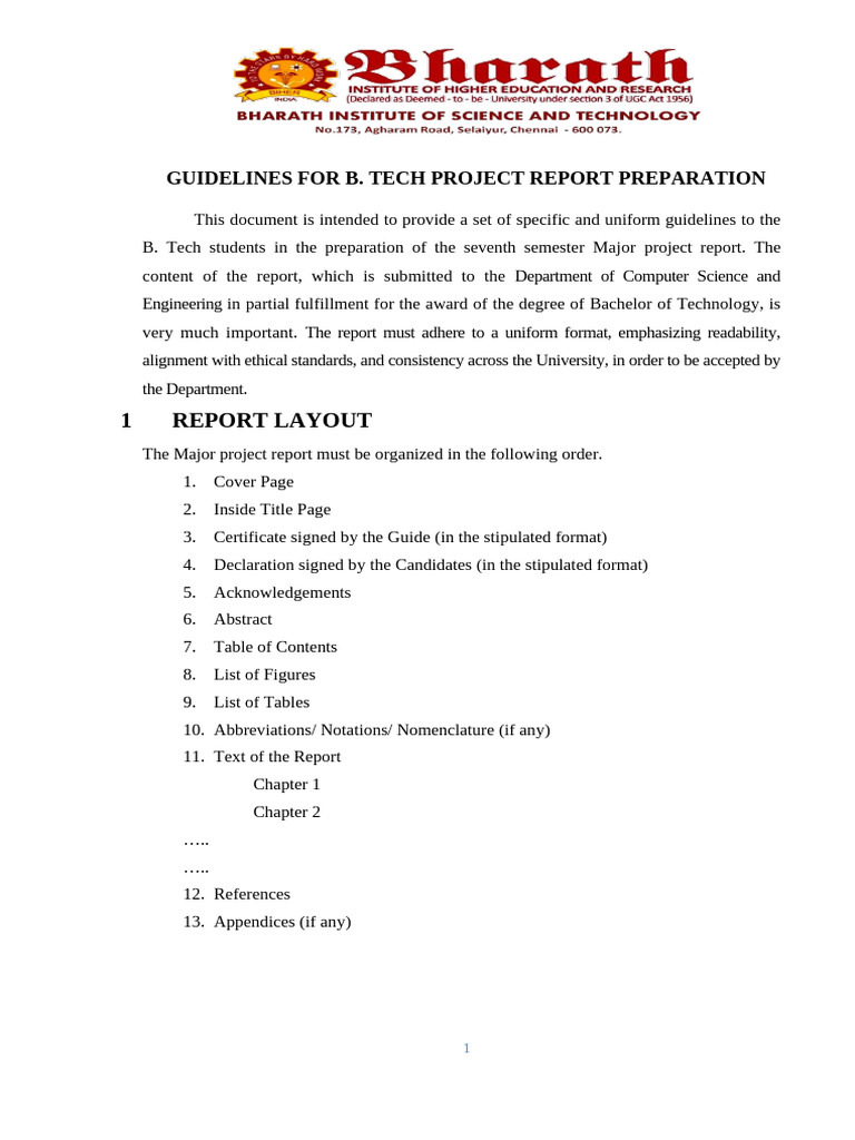U20CSPR02 Final Year Major Project Report Format | PDF | Thesis | Paragraph