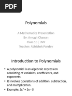Polynomials: Case Studies & Solutions | PDF