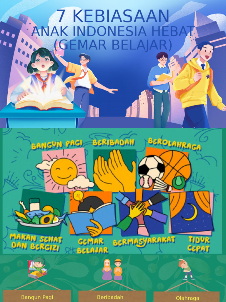 7 Kebiasaan anak indonesia hebat | PDF
