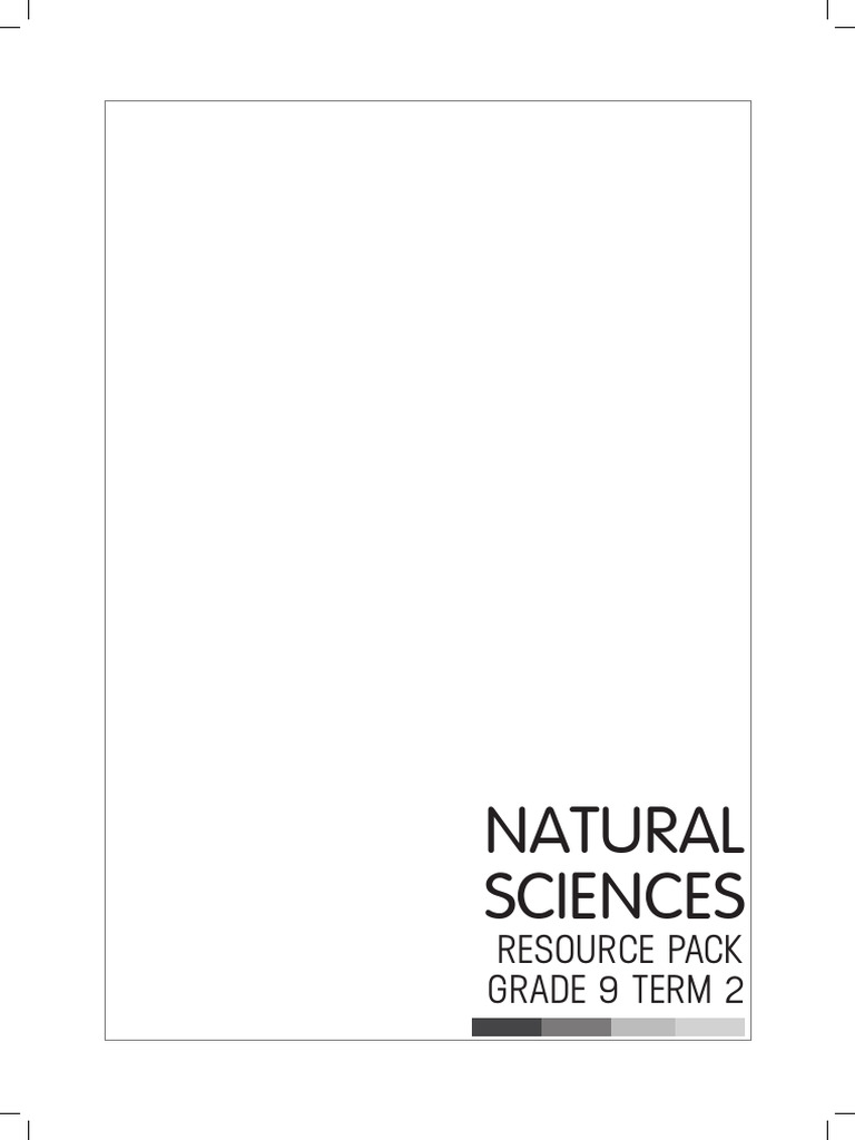 Grade 9 Natural Sciences Resource Pack | PDF | Iron | Oxide