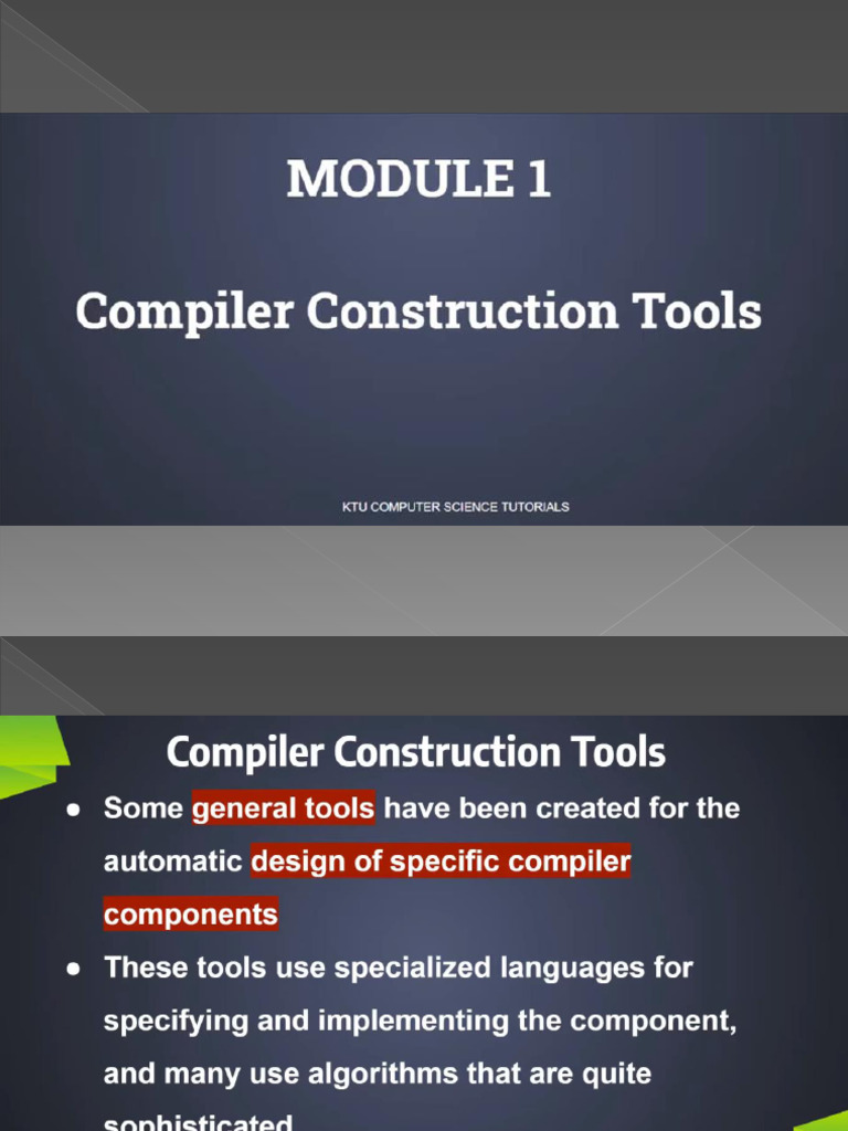 Compiler Writing Tools | PDF