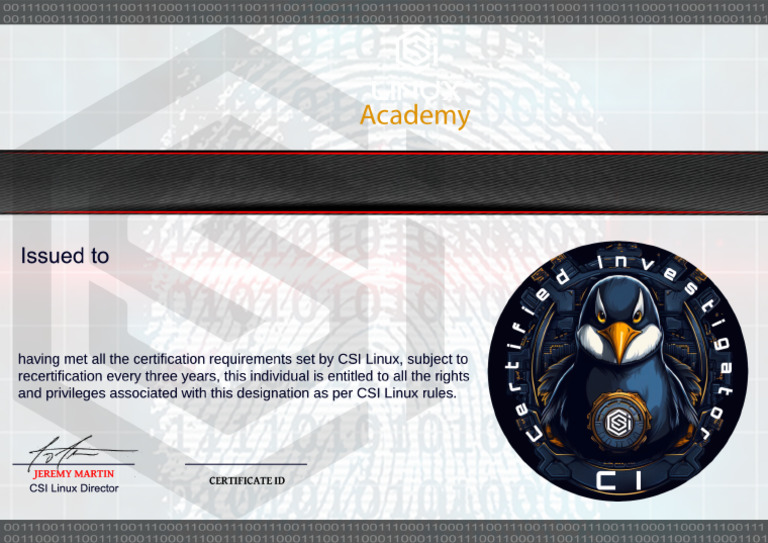 Csil Ci Csil Ci Certification | PDF