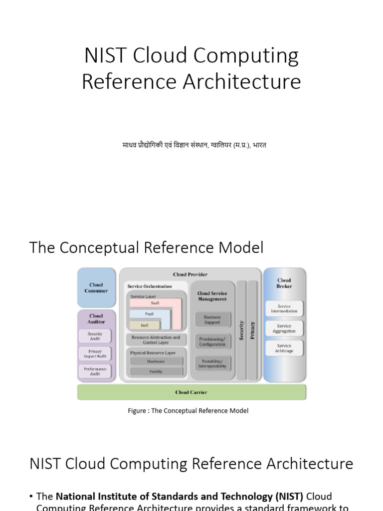 L4_NIST Cloud Computing Reference Architecture | PDF | Cloud Computing ...