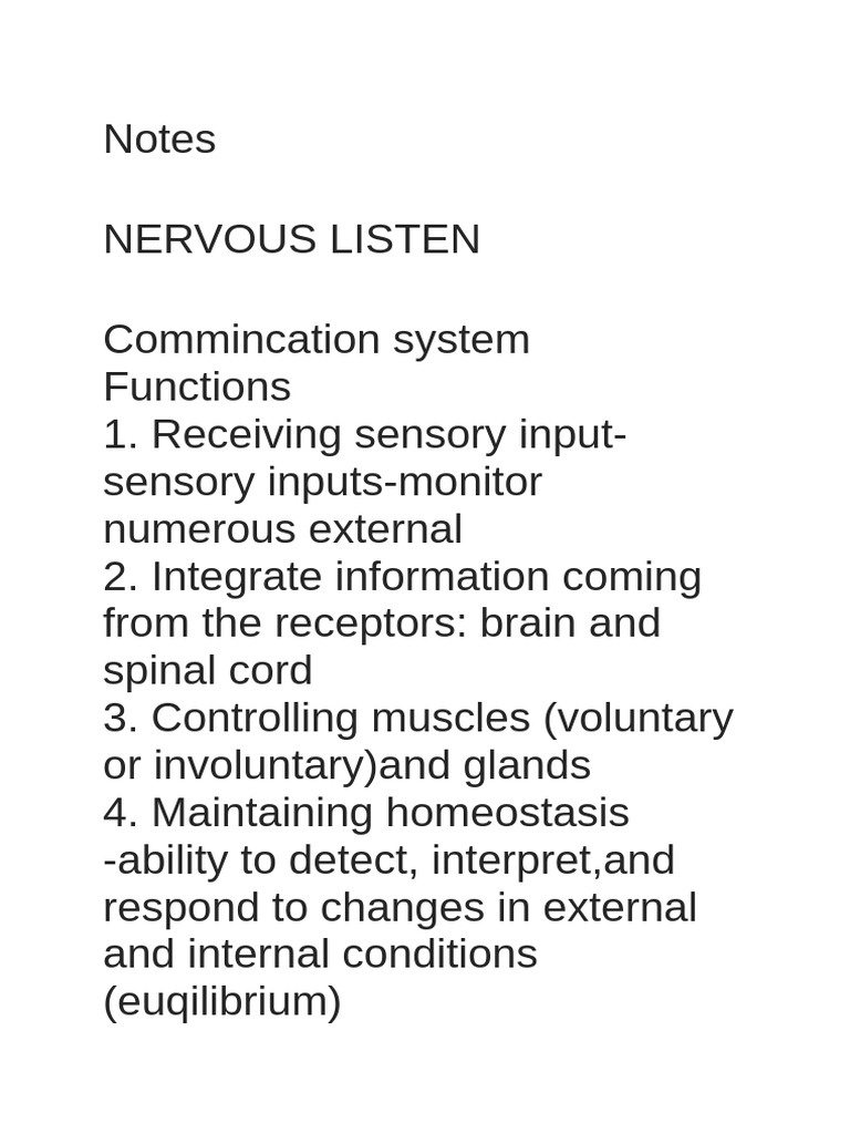 CNS vs PNS: Key Differences Explained | PDF | Myelin | Central Nervous ...