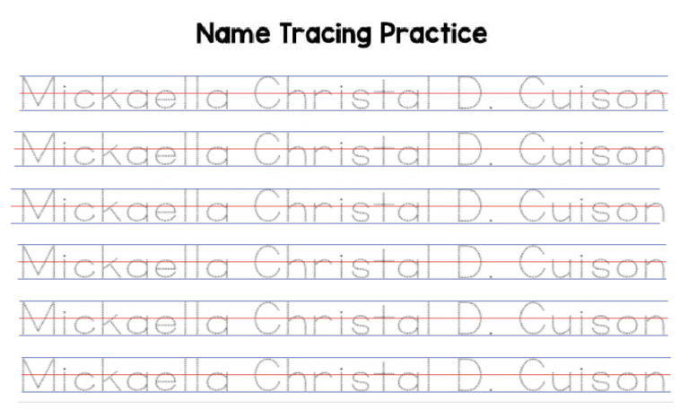 Name Practice | PDF
