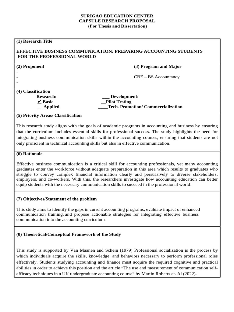 Research Proposal Sample | PDF | Sampling (Statistics) | Data