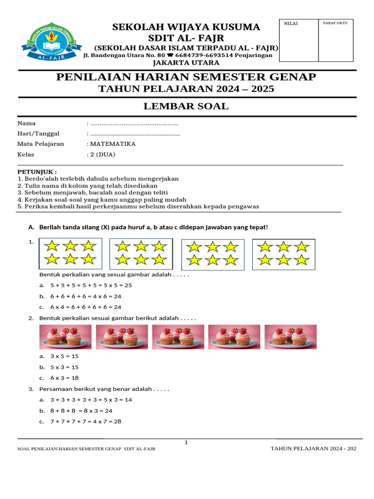 PH MTK Bab 4 (Perkalian) | PDF