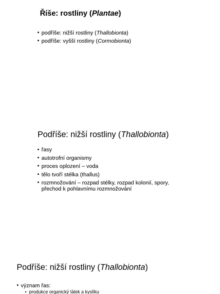 Rostliny | PDF