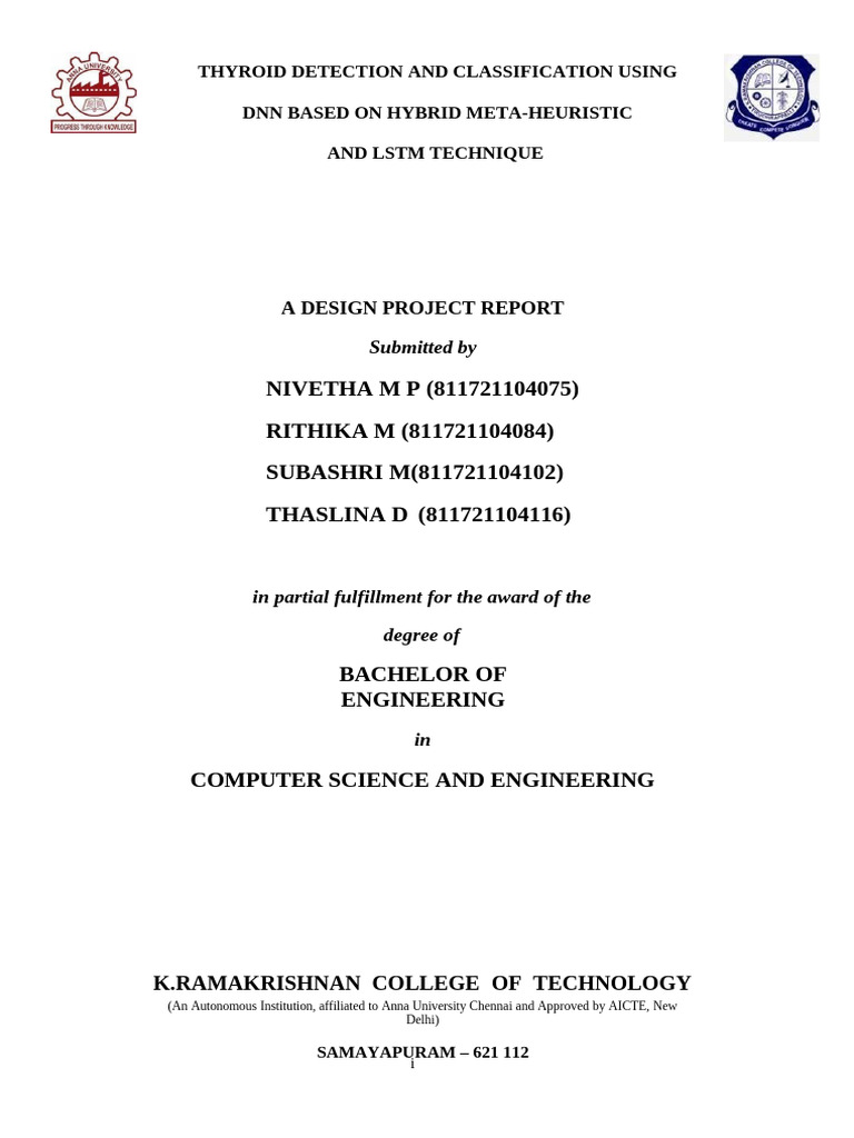Final Srs For Attendence With Pages Removed | PDF | Deep Learning ...