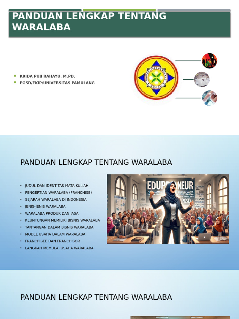 Panduan Lengkap Tentang Waralaba | PDF