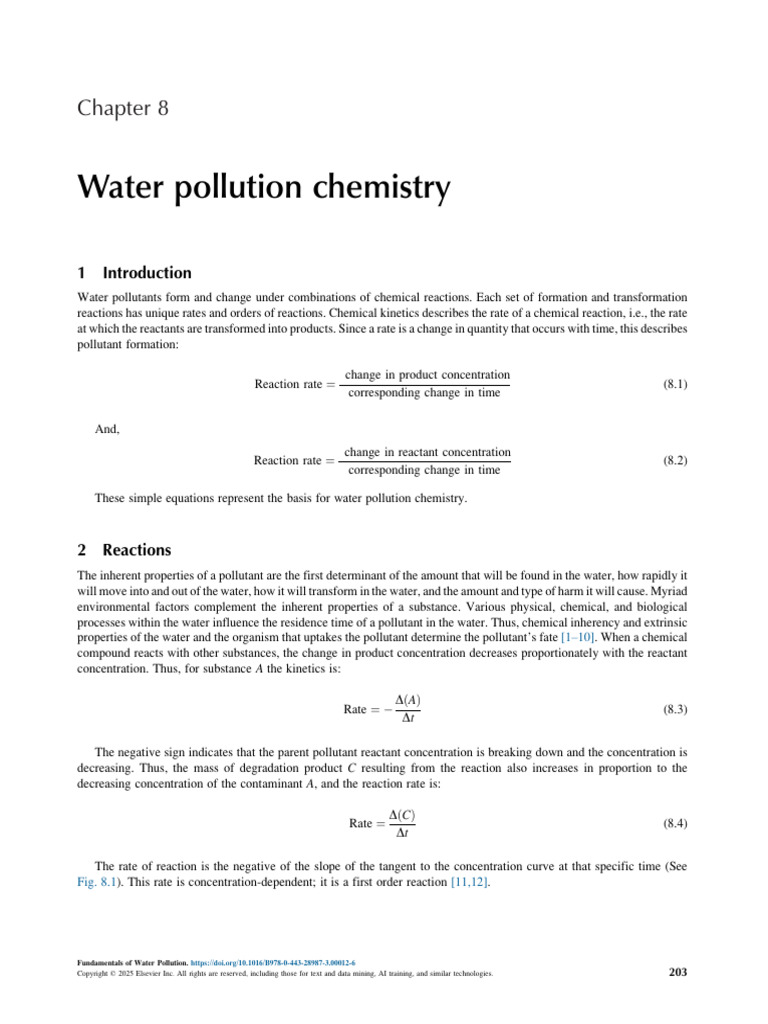 Ionization of H3PO4 in Water | PDF | Ion | Reaction Rate