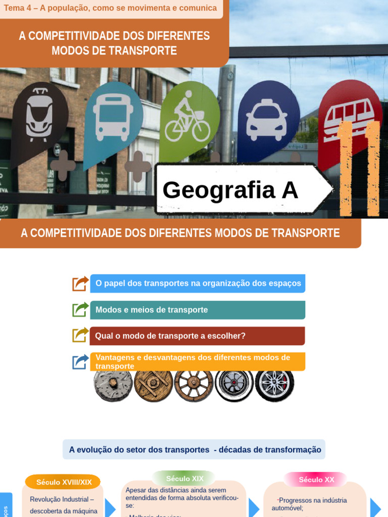 Modos de Transporte: Vantagens e Desvantagens | PDF | Transporte ...