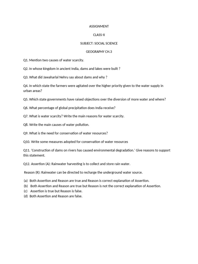 ASSIGNMENT Geo 3 | PDF