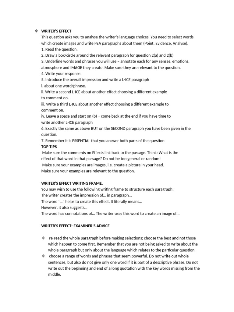 Writer's Effect-Wps Office | PDF | Linguistics | Cognition