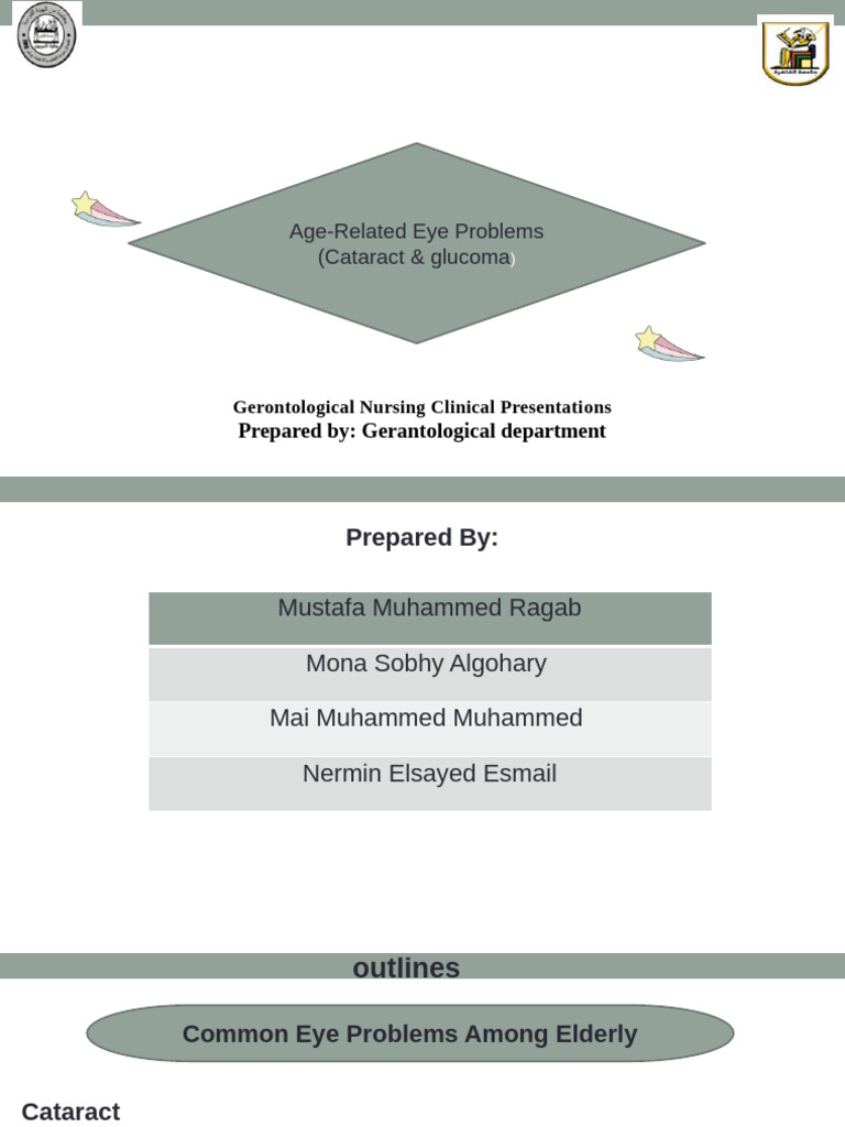 Eye Problems | PDF | Cataract | Glaucoma