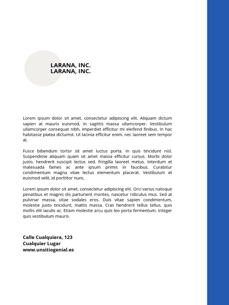 Documento Corporativo Profesional Informe Dossier Minimalista Sencillo ...