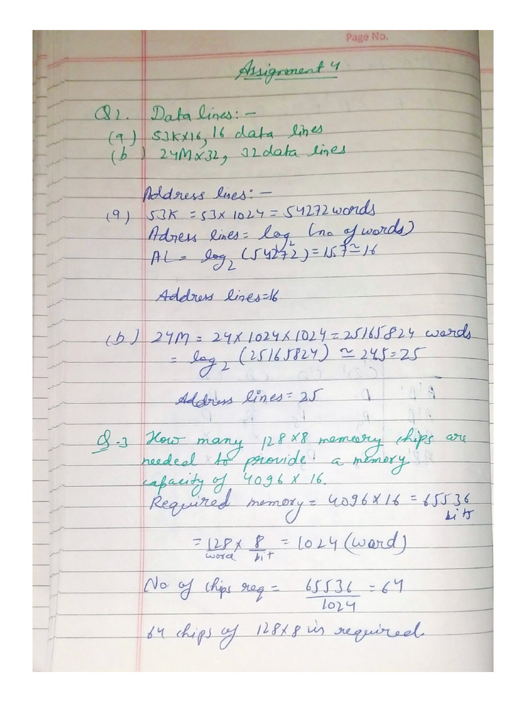 Khushi 24570030, CSA Assignments | PDF