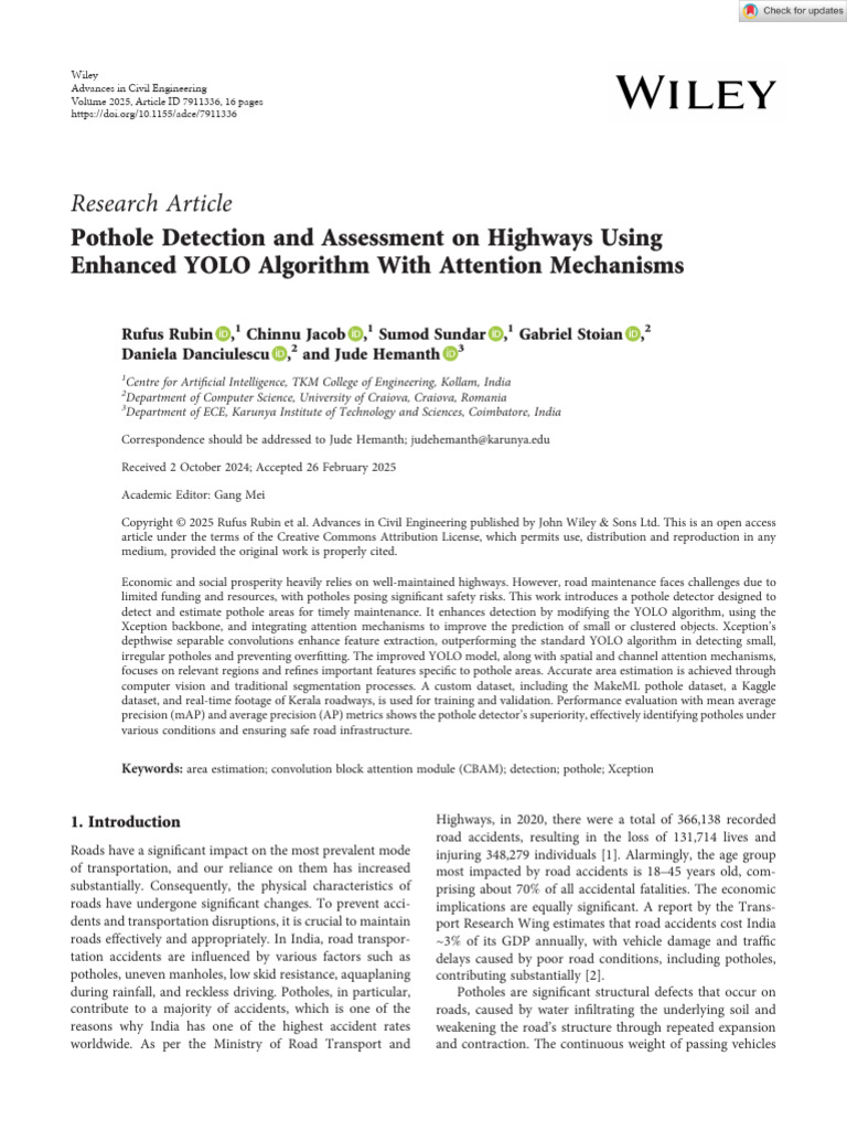 6-2025-q2-WILEY-Pothole Detection and Assessment On Highways UsingEnhanced YOLO Algorithm With ...