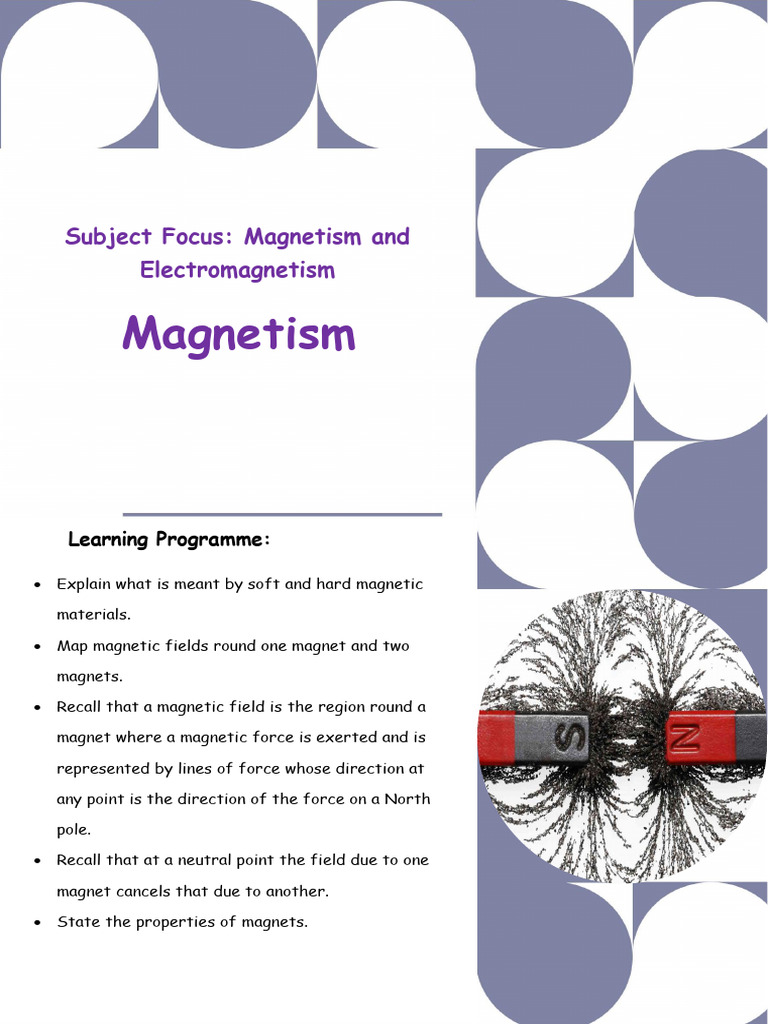 Magnetism - Notes 24-25 | PDF | Magnetism | Magnet