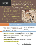 HINTS para Diagnóstico de Vertigem | PDF | Vertigem | Sistema vestibular