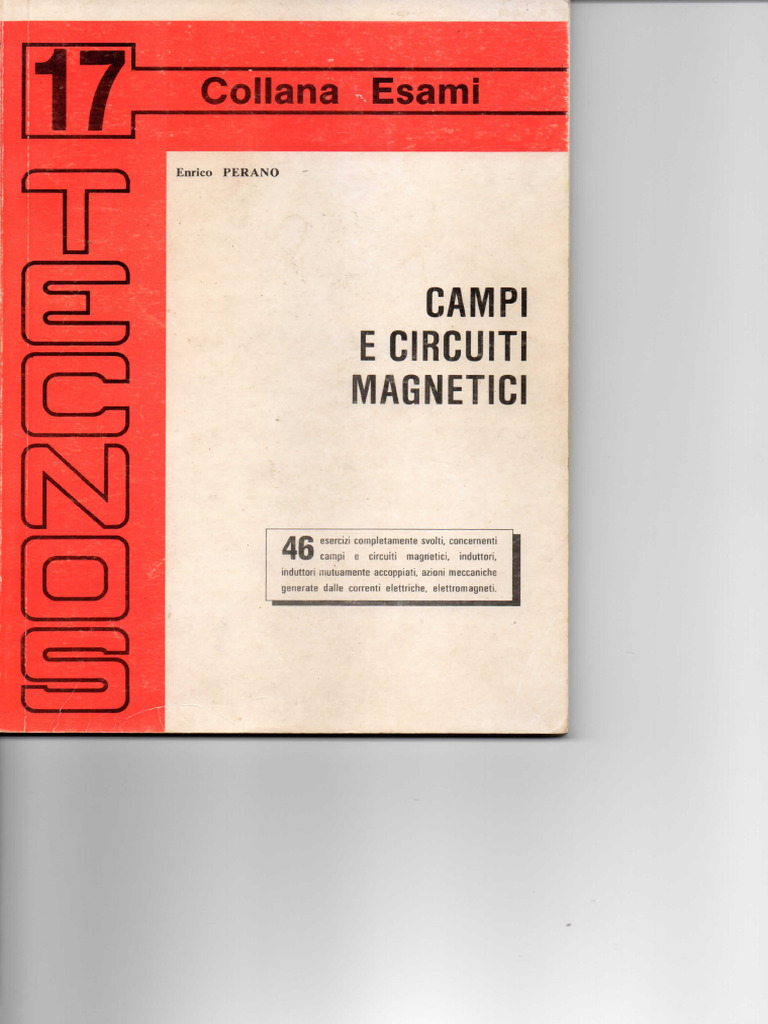 Enrico Perano - Campi E Circuiti Magnetici (Tecnos - Collana Esami) | PDF