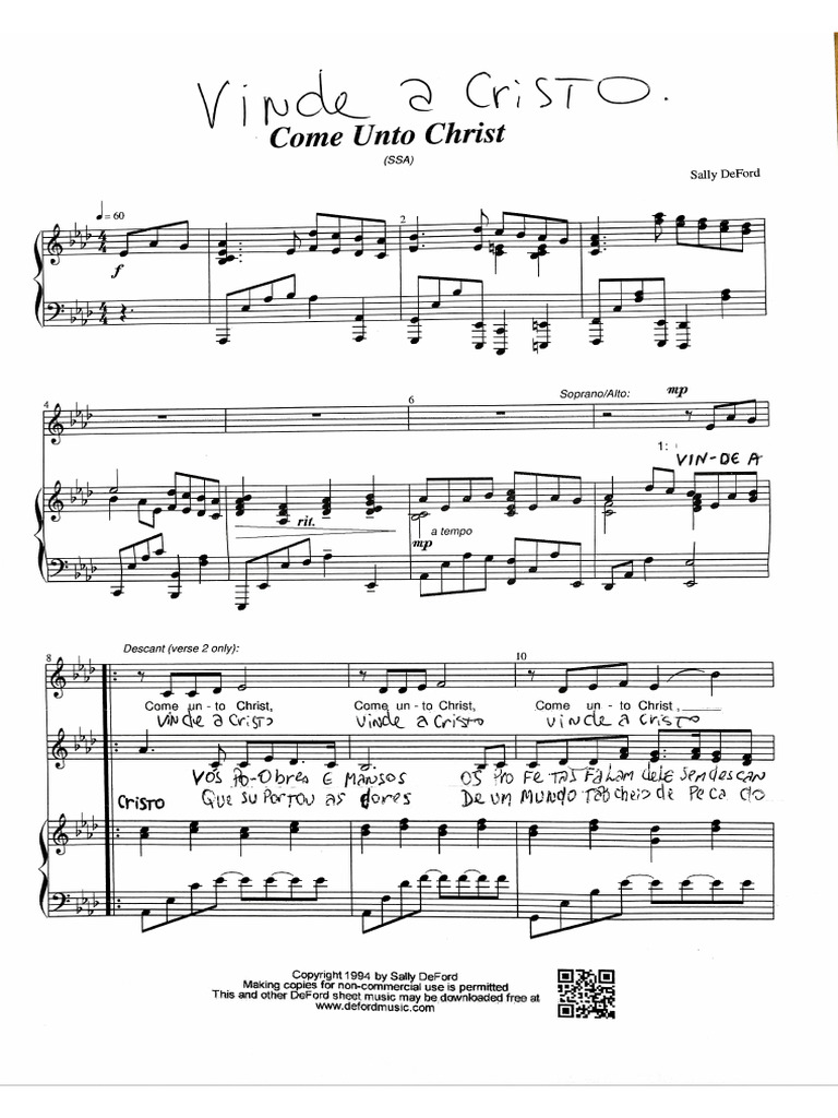 Vinde a Cristo | PDF
