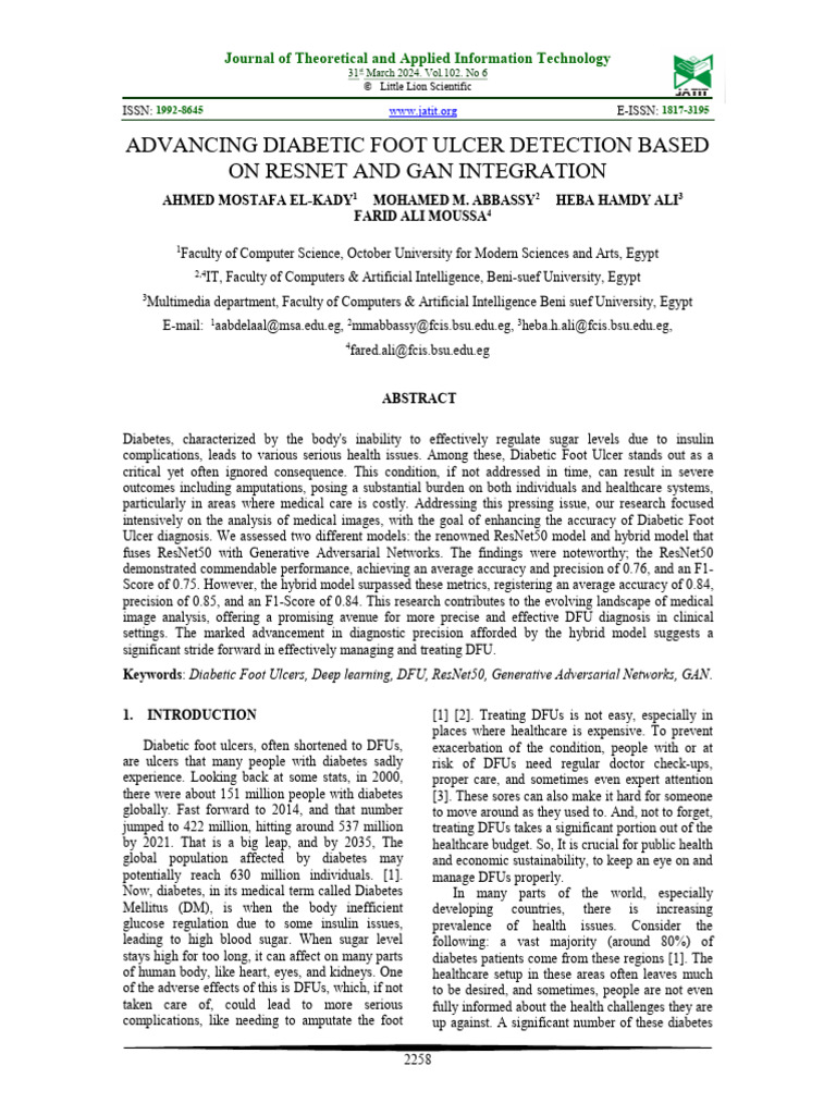 6-2024-Advancing Diabetic Foot Ulcer Detection Based On Resnet And Gan ...