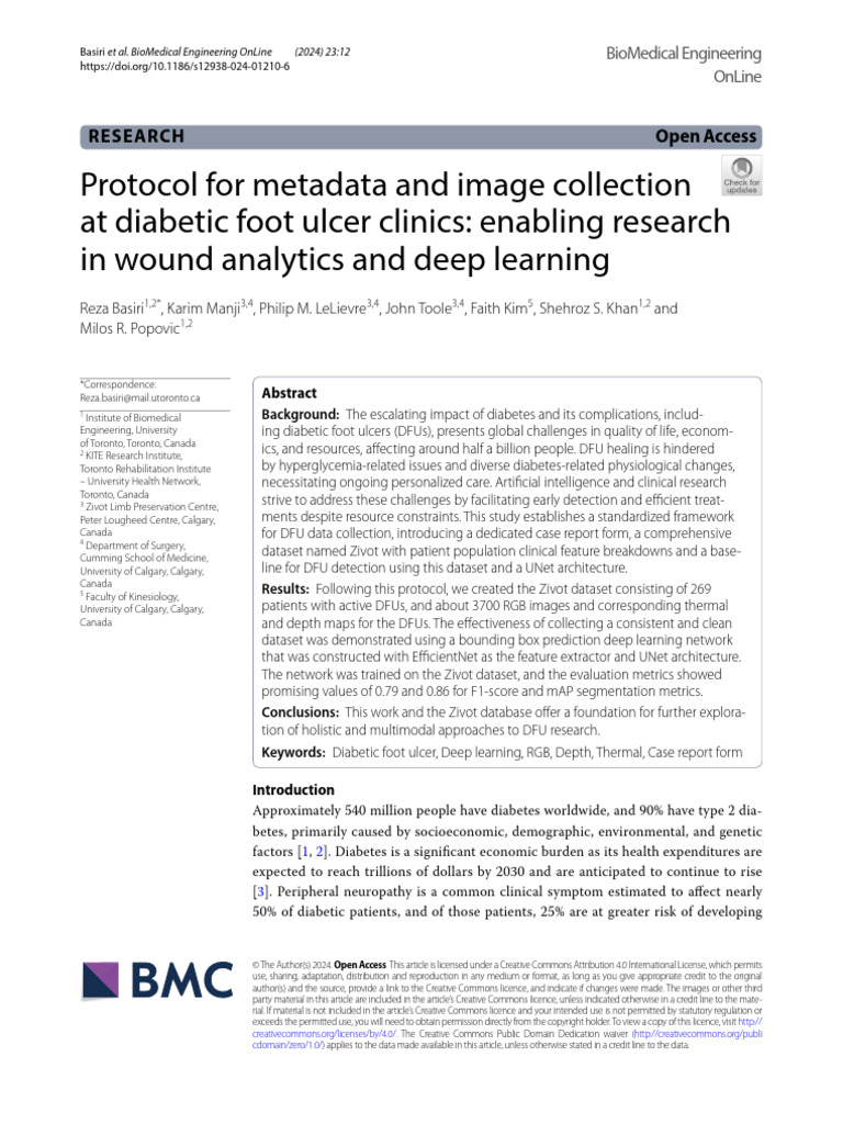 3-2024-Protocol For Metadata and Image Collection at Diabetic Foot Ulcer Clinics Enabling ...